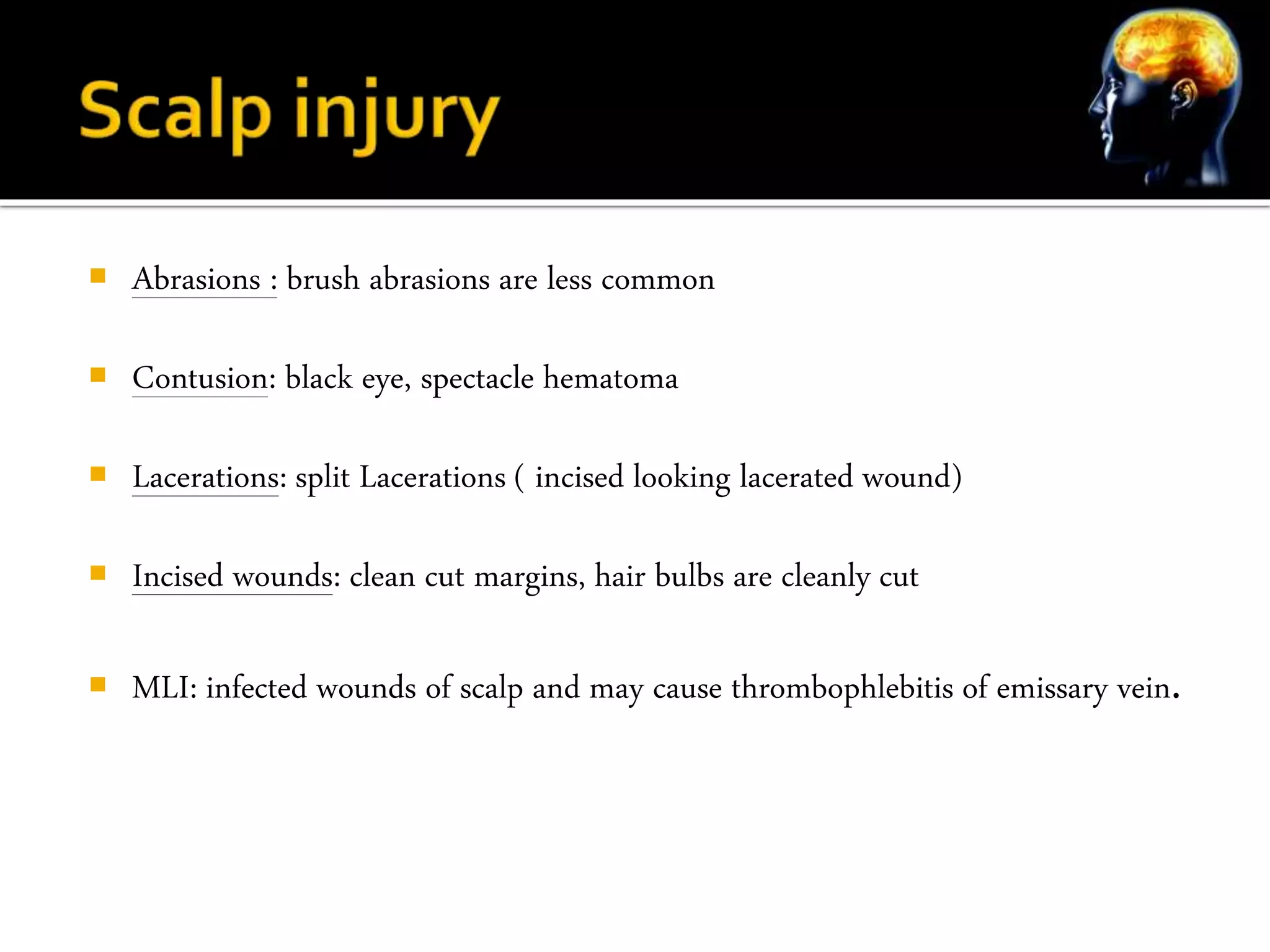 Head injury- Medicolegal aspect | PPTX