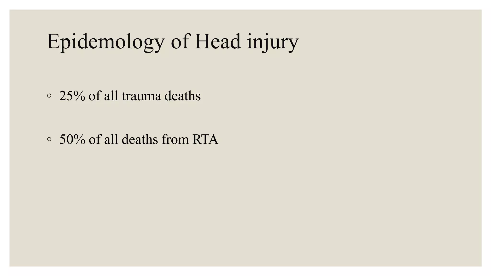 Primary and secondary head injury EDH and SDH | PPTX