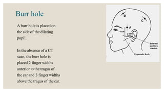 Primary and secondary head injury EDH and SDH | PPTX