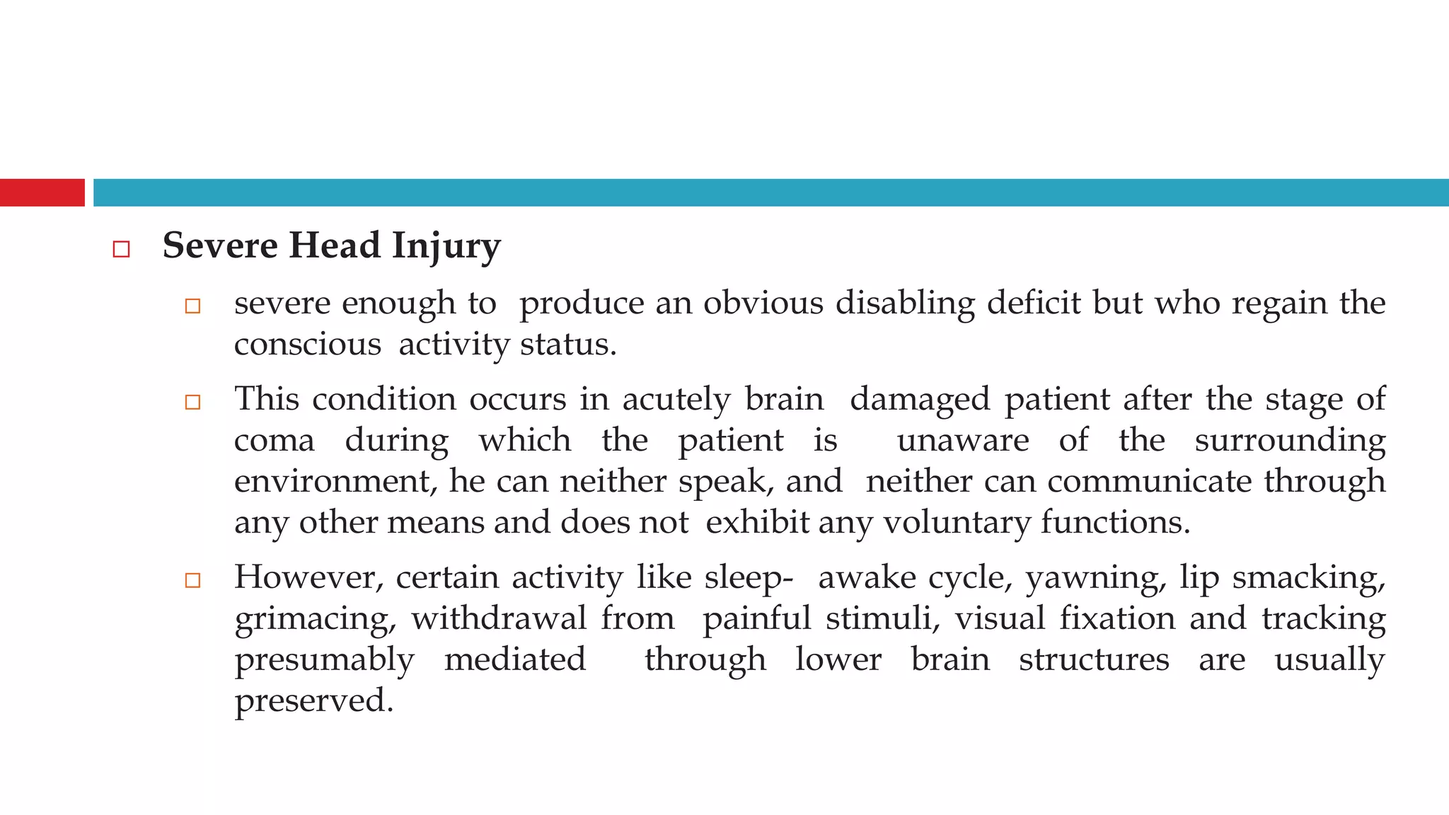 Head injury...Physiotherapy by Dr.Nidhi Vedawala | PPTX