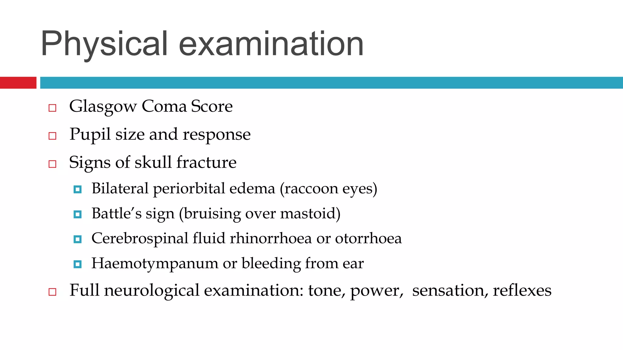 Head injury...Physiotherapy by Dr.Nidhi Vedawala | PPTX