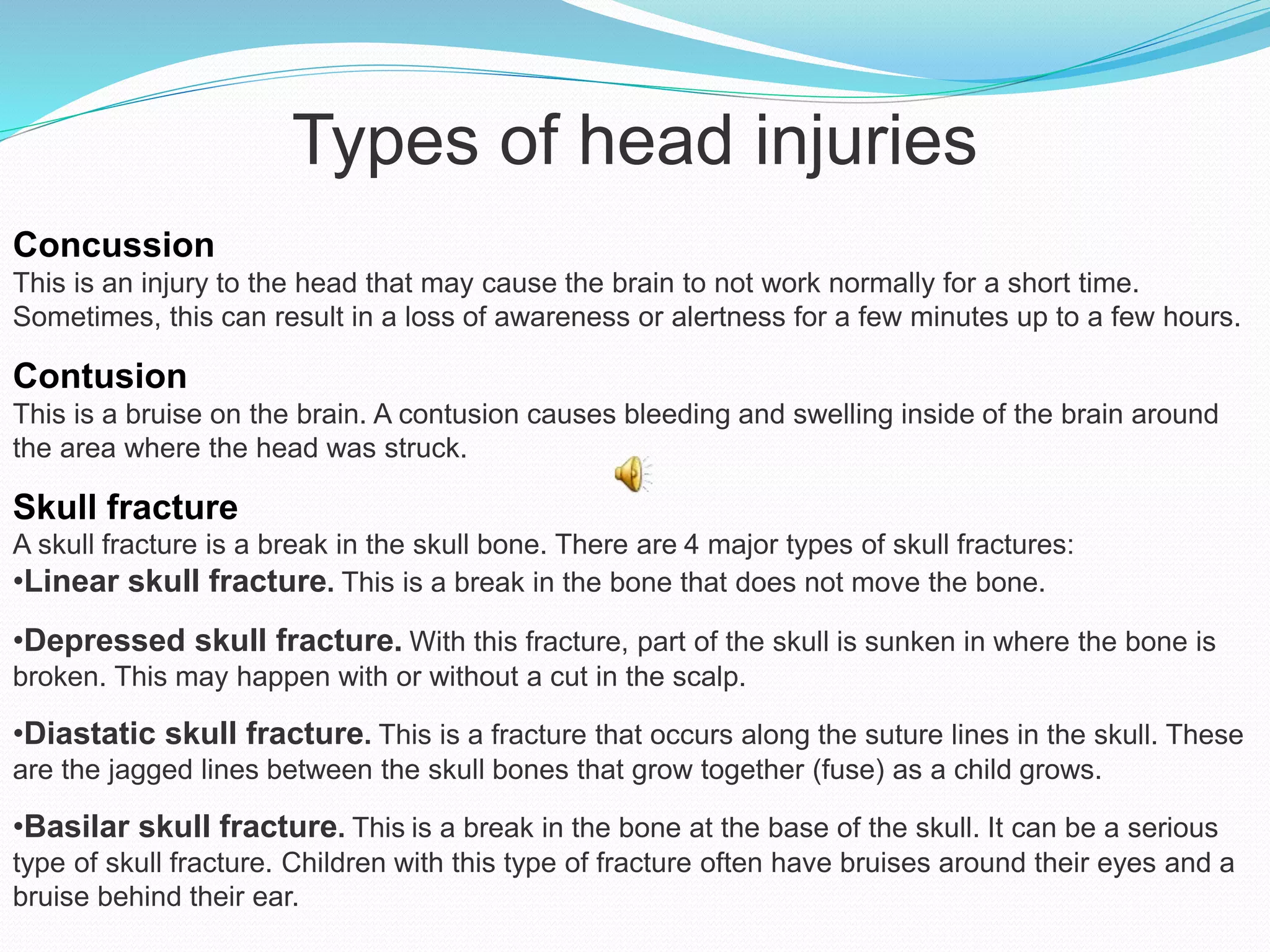 Head injury | PPTX