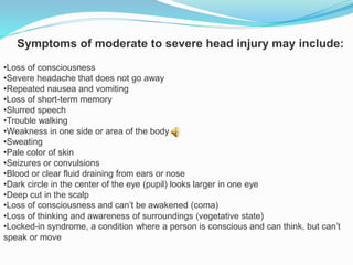 Head injury | PPTX