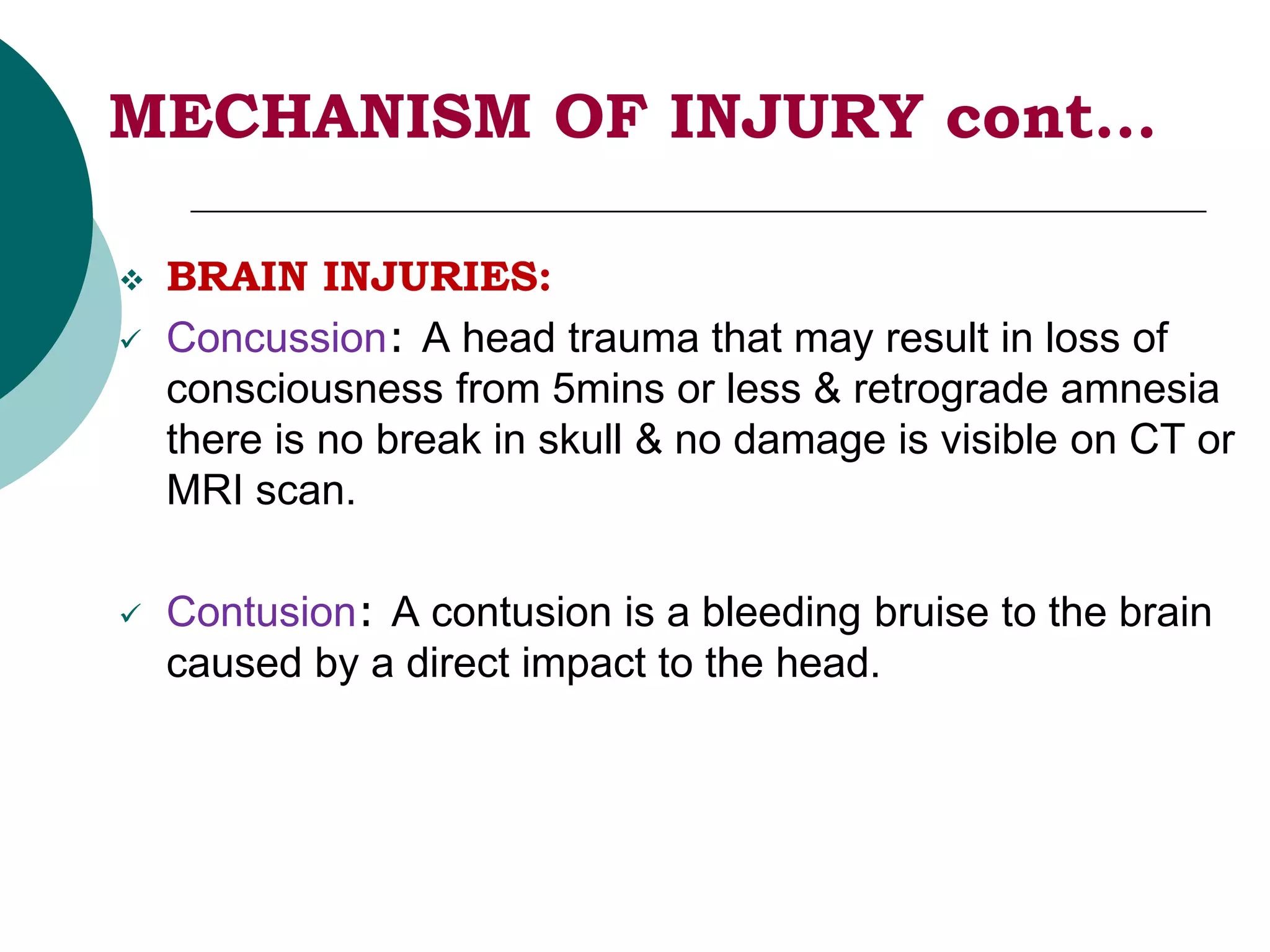 Head injury | PPTX