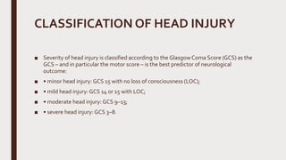 Head Injury | PPTX