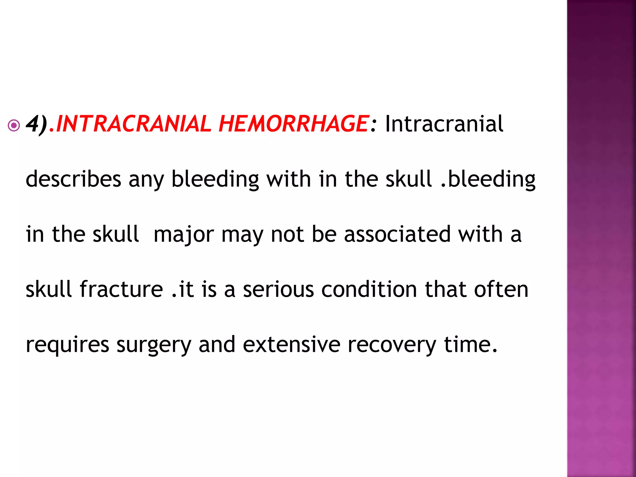 Head injury med surg presentation | PPTX