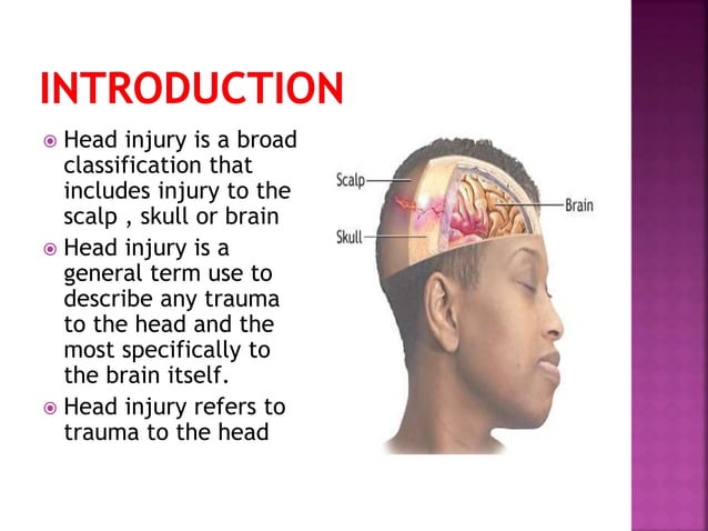 Head injury med surg presentation | PPTX | Death, Injury, or Military ...
