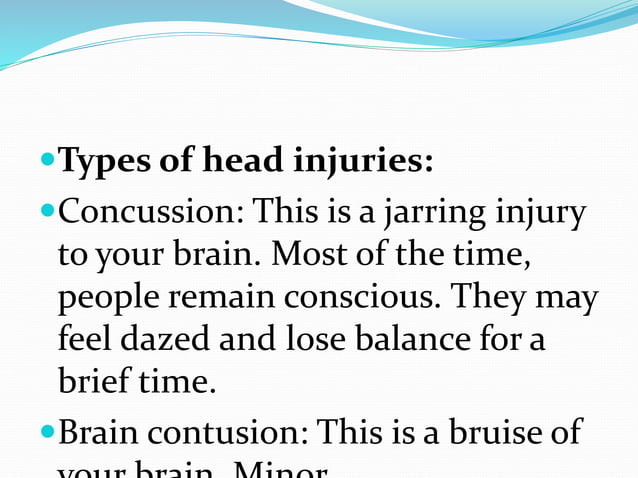 Head injury | PPT