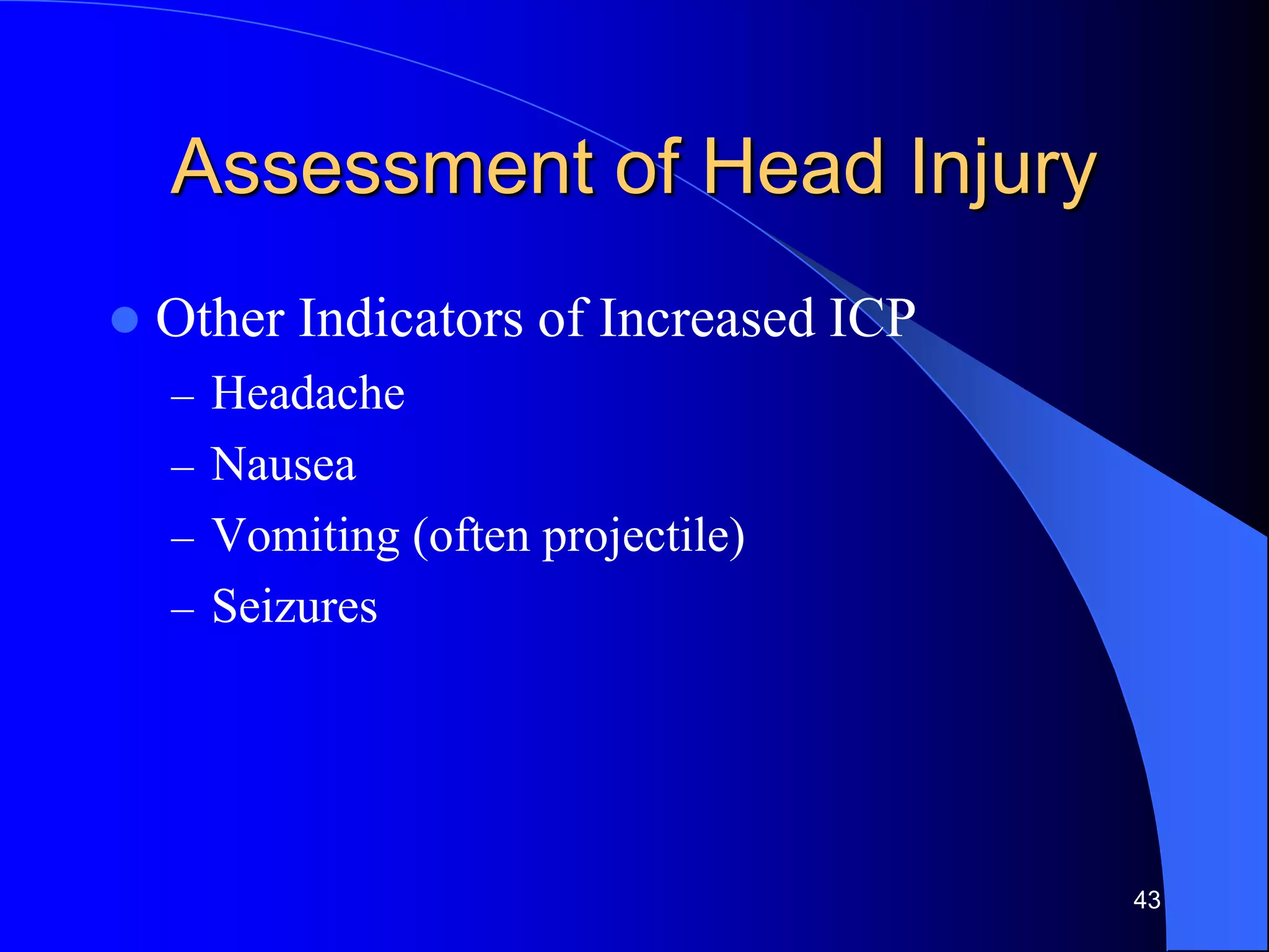 Head injury | PPT | Death, Injury, or Military Conflict | Sensitive Topics