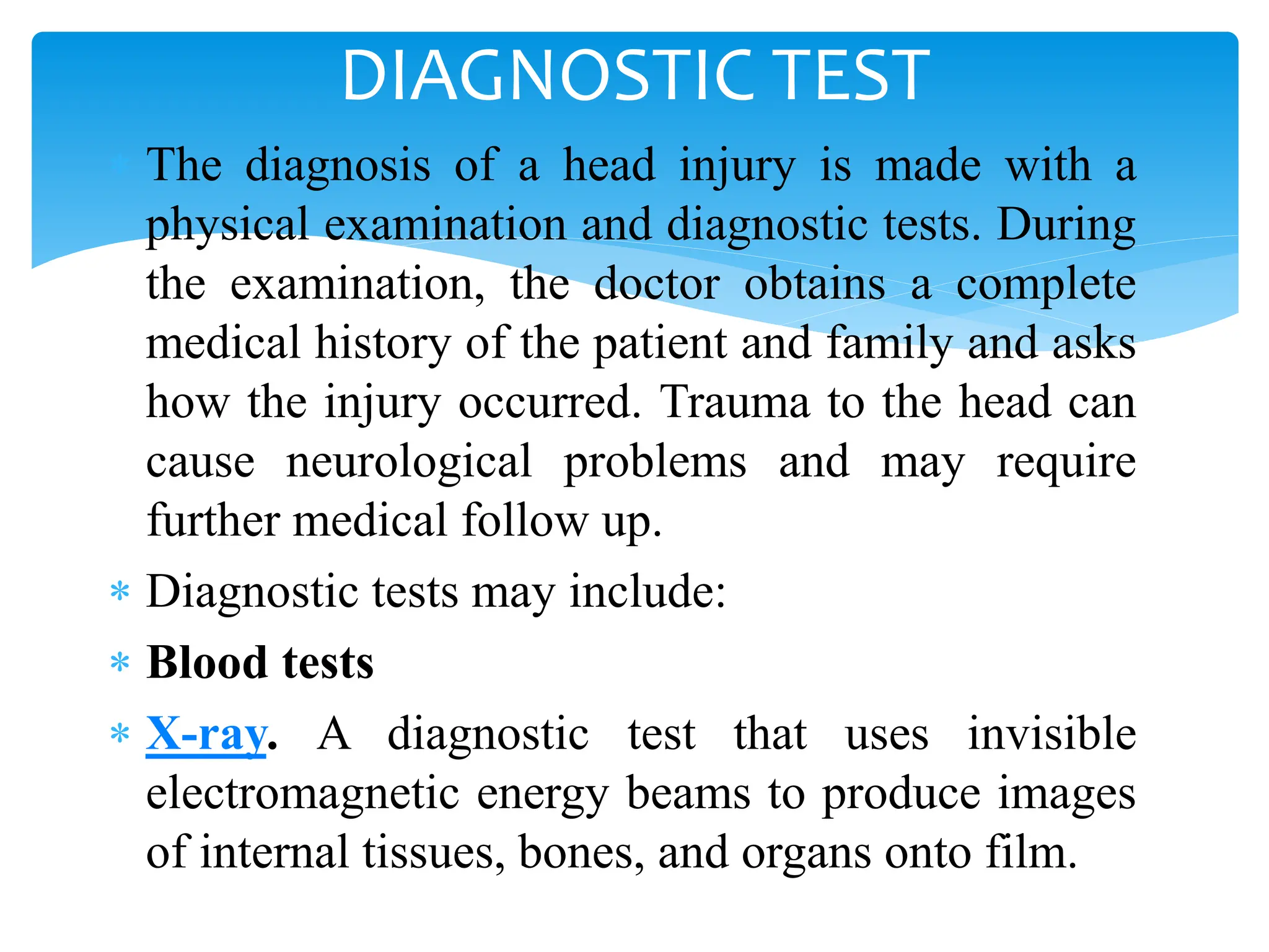 head injury accidental injury RTA .pptx