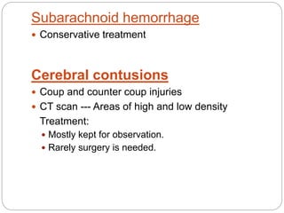 Head Injury. types and managementand primary care | PPTX