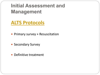 Head Injury. types and managementand primary care | PPTX