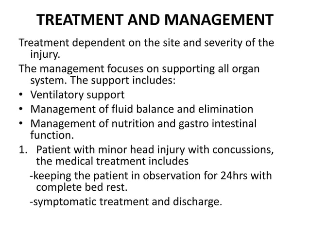 injuries that occur to the scalp, skull, brain, and underlying tissue ...