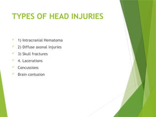 Introduction to head trauma; review of anatomy , hemorrhages | PPT