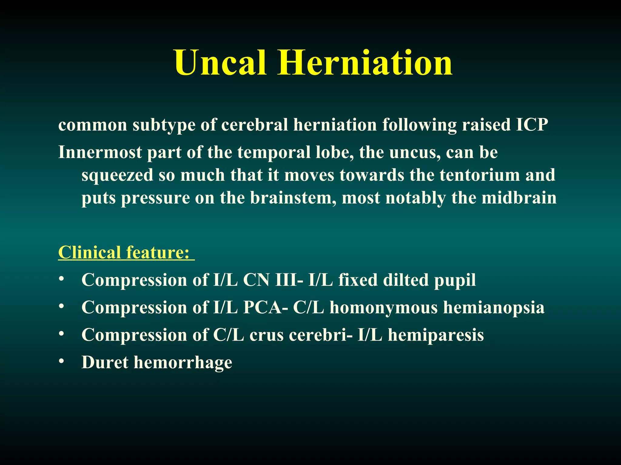 Head injury types, clinical manifestations, diagnosis and management | PPT