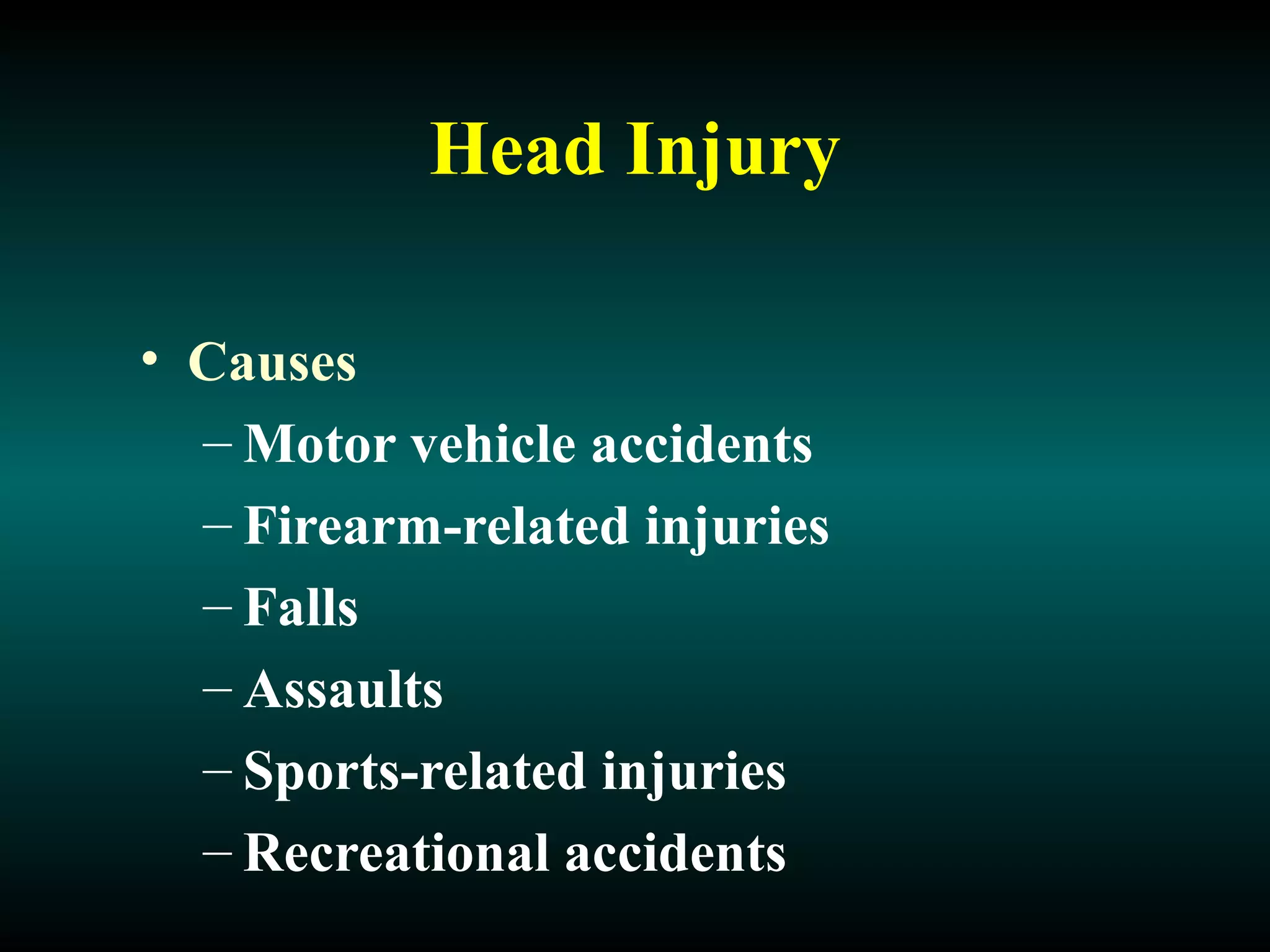 Head injury | PPT