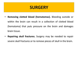 Head injury and its management | PPTX