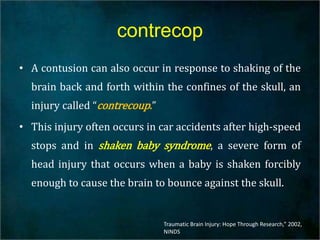 Head injury and medical tratment | PPTX