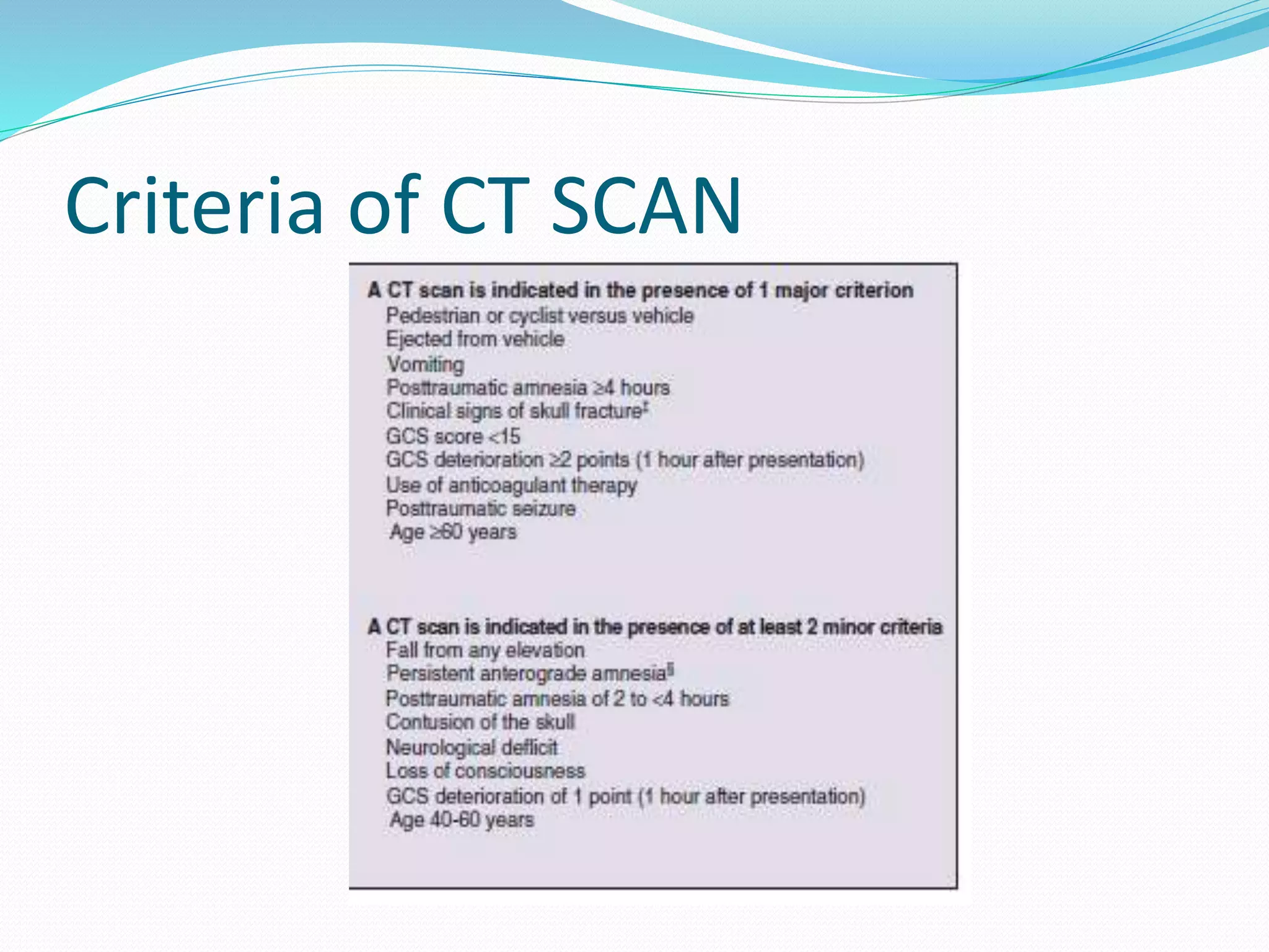 Head injury classification & grading | PPT