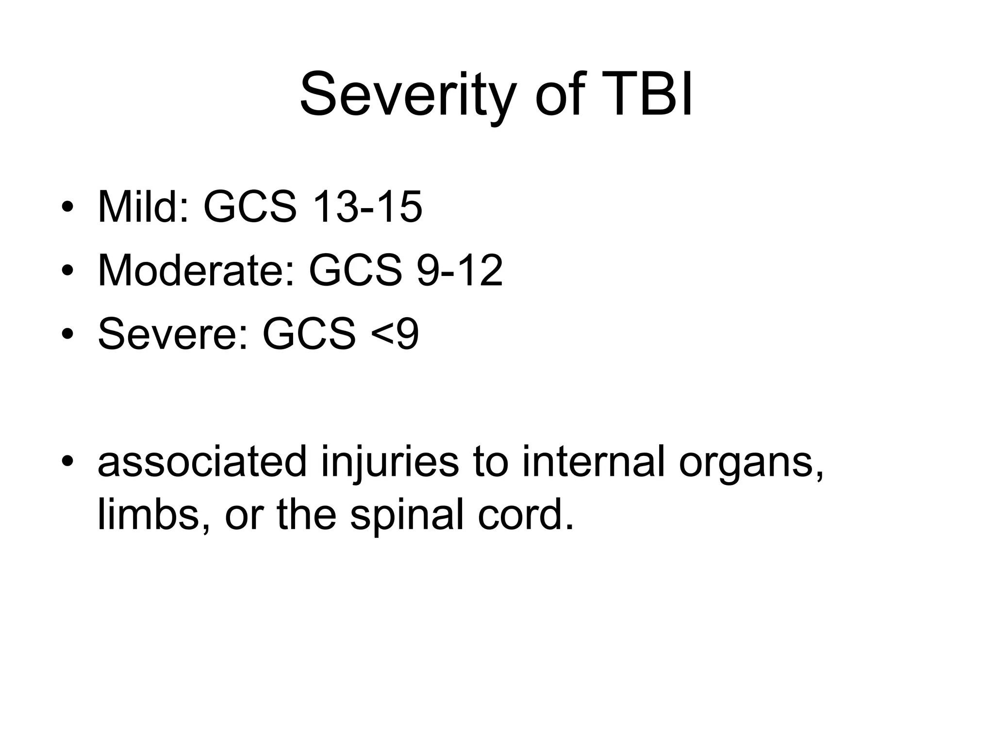 Traumatic Brain Injury/ Head injury Management/ Approach to Head injury ...