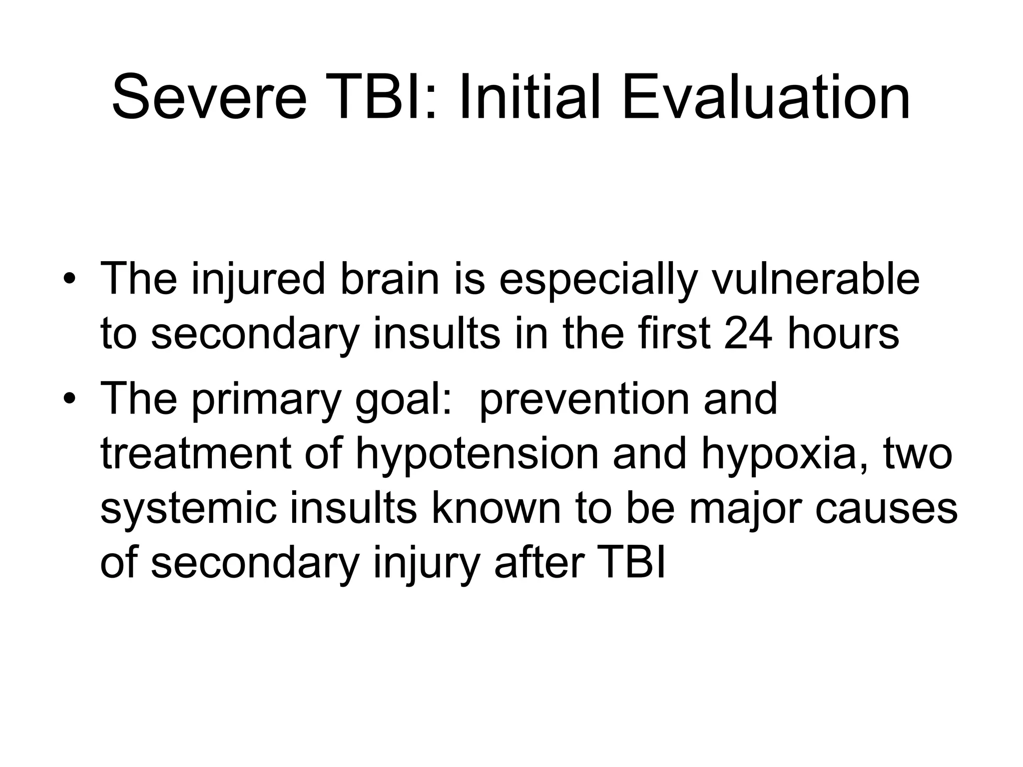 Traumatic Brain Injury/ Head injury Management/ Approach to Head injury ...