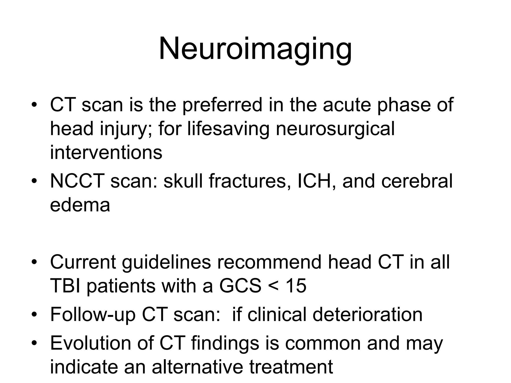Traumatic Brain Injury/ Head injury Management/ Approach to Head injury ...