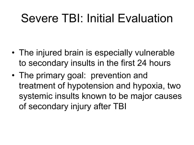 Traumatic Brain Injury/ Head injury Management/ Approach to Head injury ...