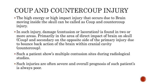 Head Injury (Traumatic Brain Injury) - types, complications and ...