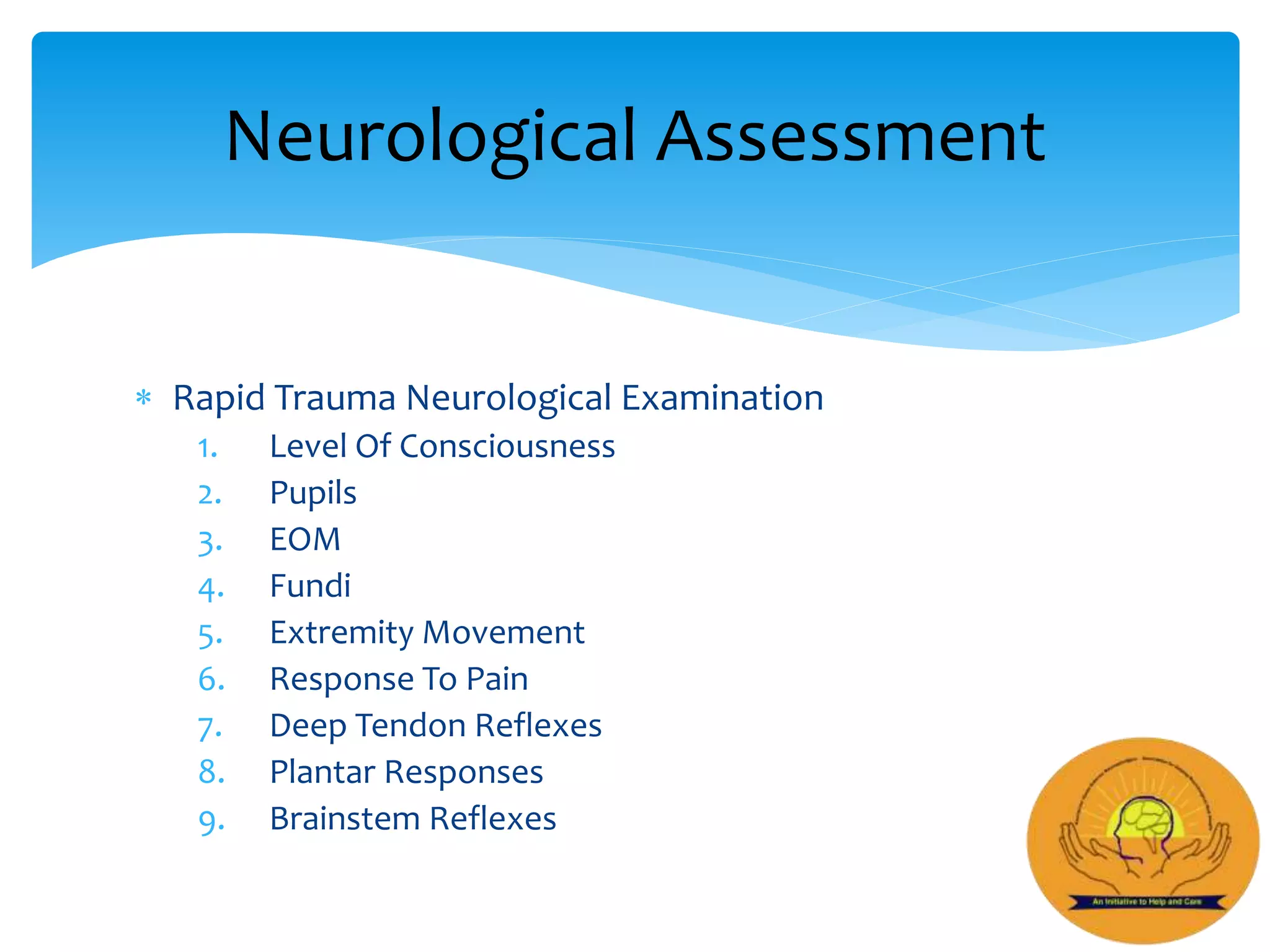 Head Injury: Common Issues | PPTX