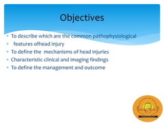 Head Injury: Common Issues | PPTX
