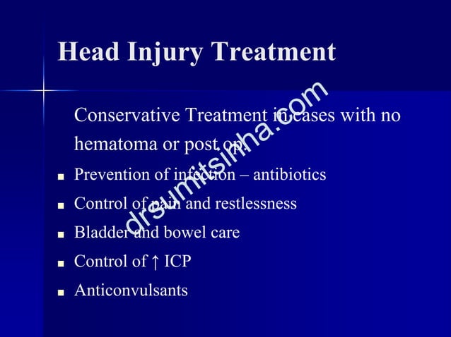 Head injury management lecture.ppt (1) | PPT