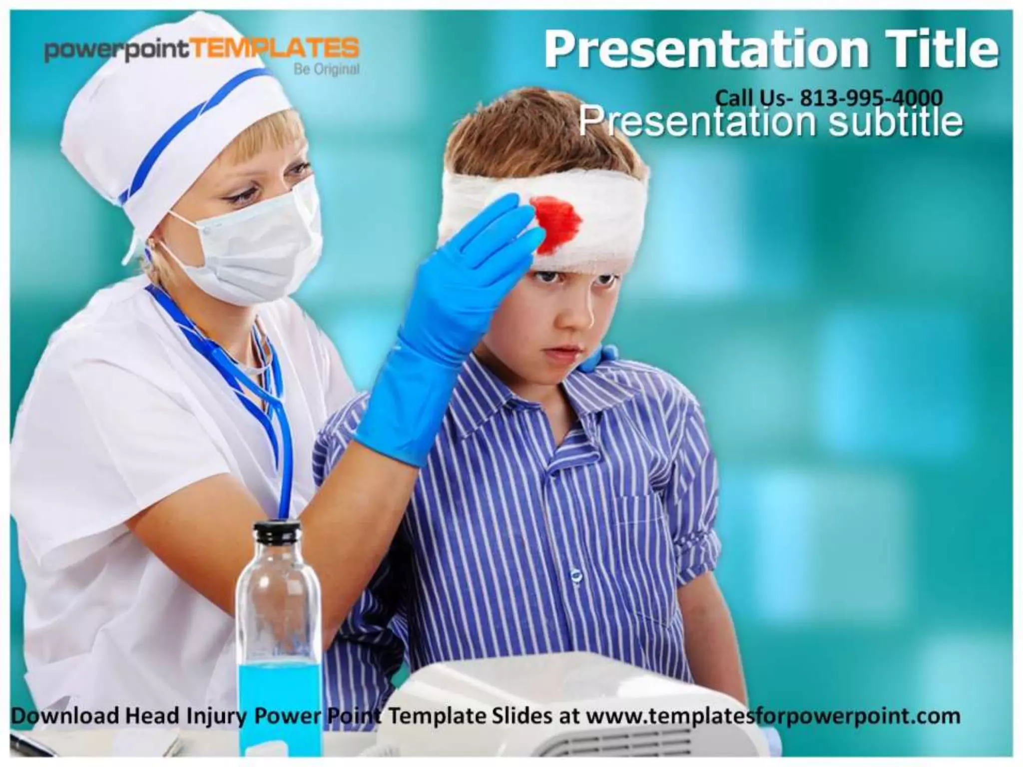 Head Injury Powerpoint Template | PPT