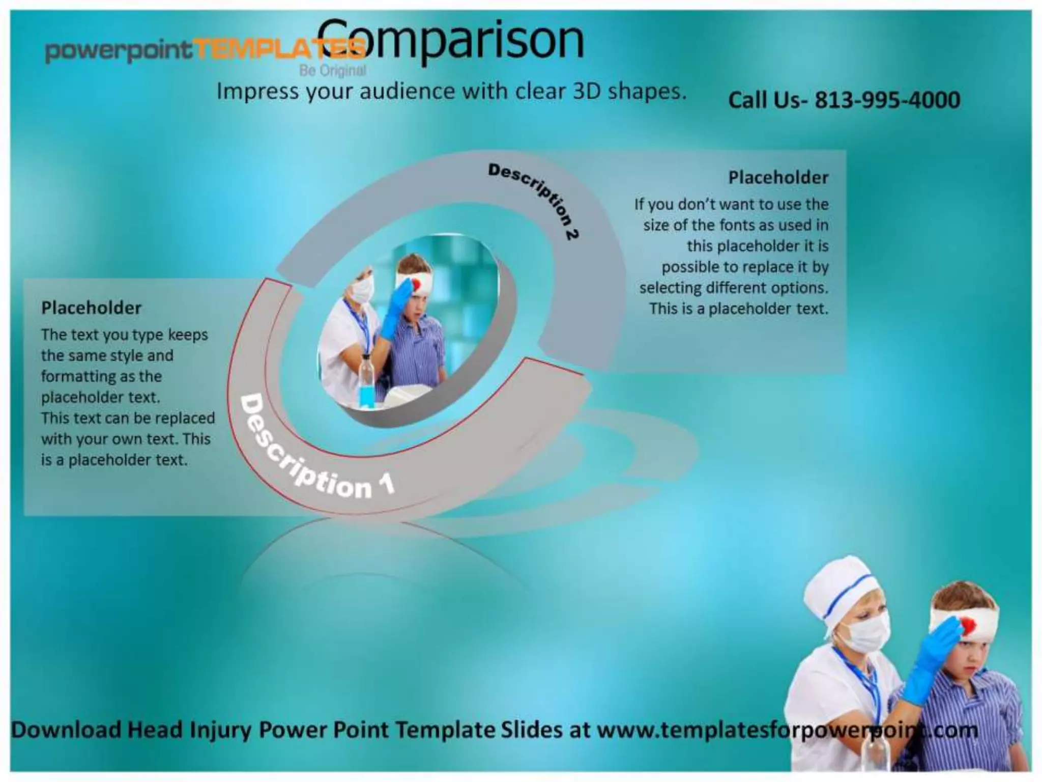 Head Injury Powerpoint Template | PPT