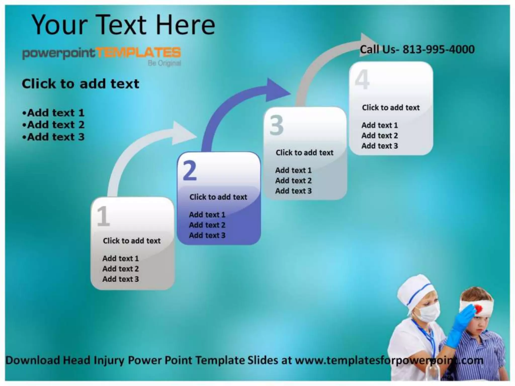 Head Injury Powerpoint Template | PPT