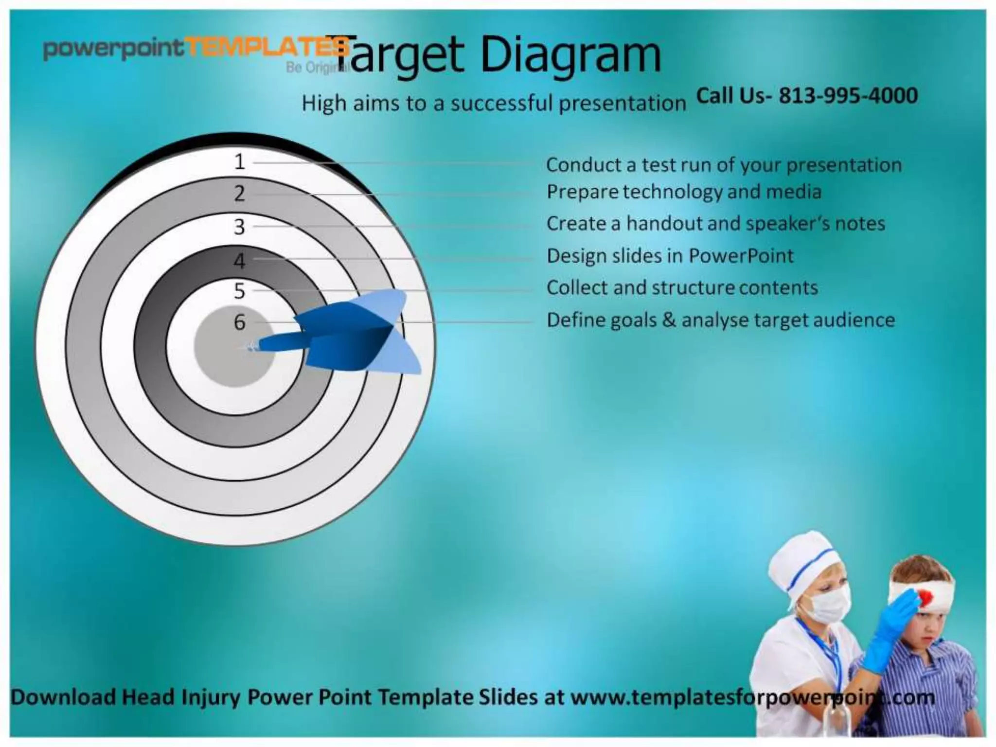 Head Injury Powerpoint Template | PPT