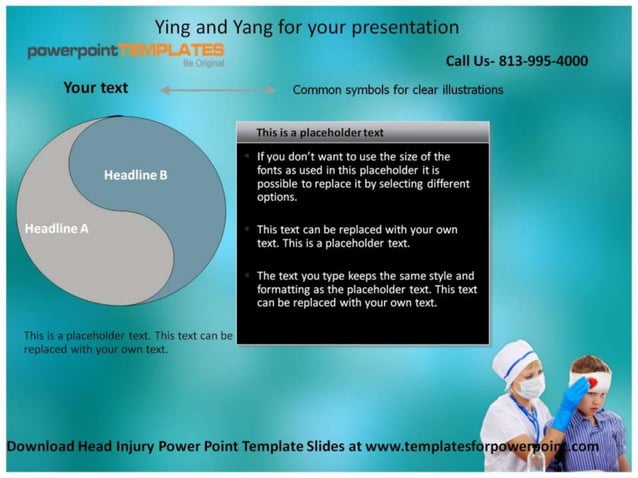 Head Injury Powerpoint Template | PPT