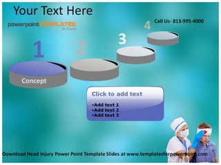 Head Injury Powerpoint Template | PPT
