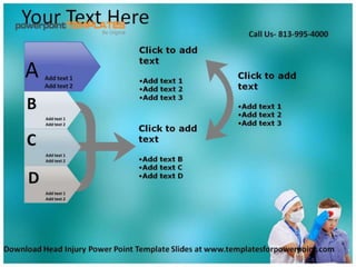 Head Injury Powerpoint Template | PPT