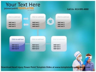 Head Injury Powerpoint Template | PPT
