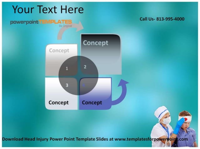 Head Injury Powerpoint Template | PPT