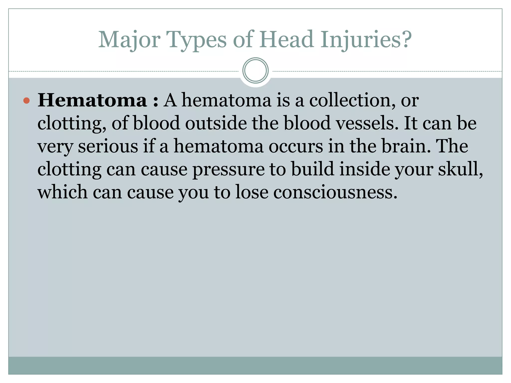 Head injury | PPTX