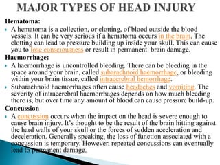 HEAD INJURY PREPARED AND DESIGNED BY NASIR AHMAD | PPTX