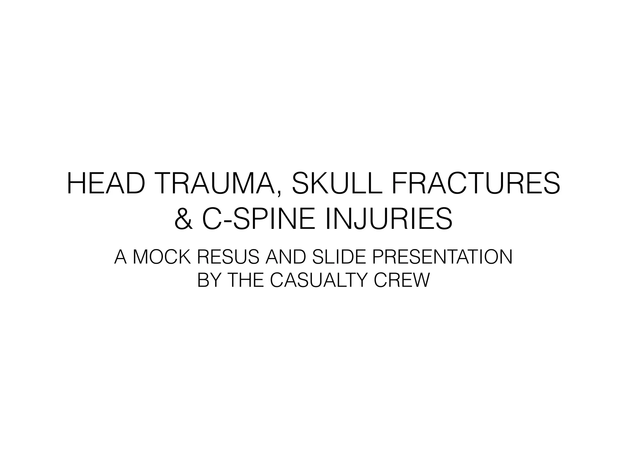 Head injury presentation pdf | PDF