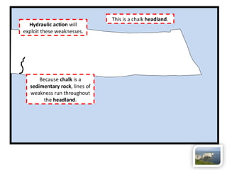 Headland Erosion Stack Formation | PPT | Geology | Science