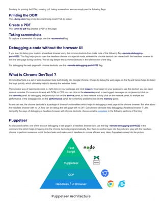 Headless browser a stepping stone towards developing smarter web applications - p cloudy | PDF