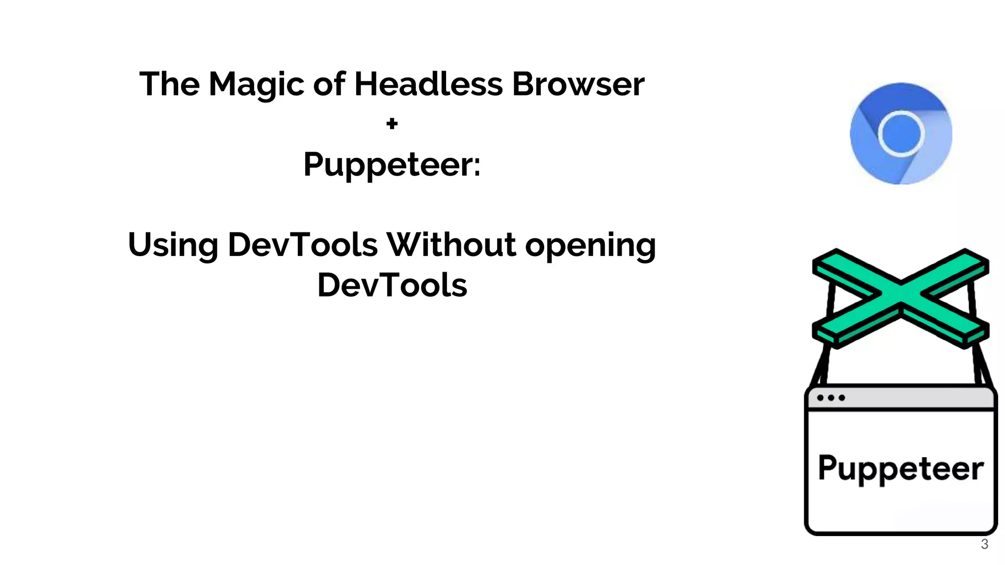 Headless browser: puppeteer and git client : GitKraken | PPT