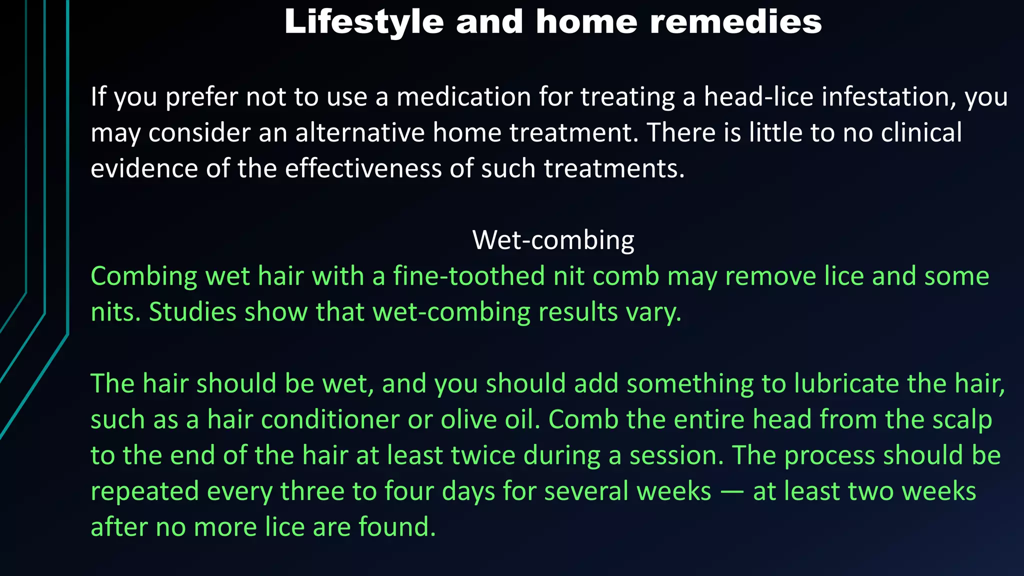 Head lice- diagnosis & management ( medical information ) | PPTX | Hair ...