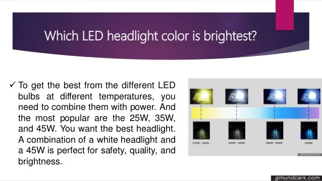 Headlight Color Guide | PPTX | Weather | Science