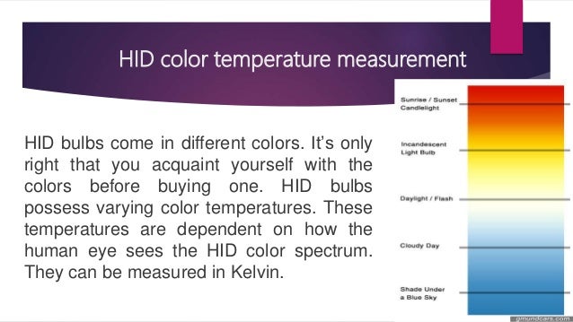 Headlight Color Guide | PPTX | Weather | Science