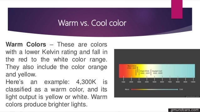 Headlight Color Guide | PPTX | Weather | Science